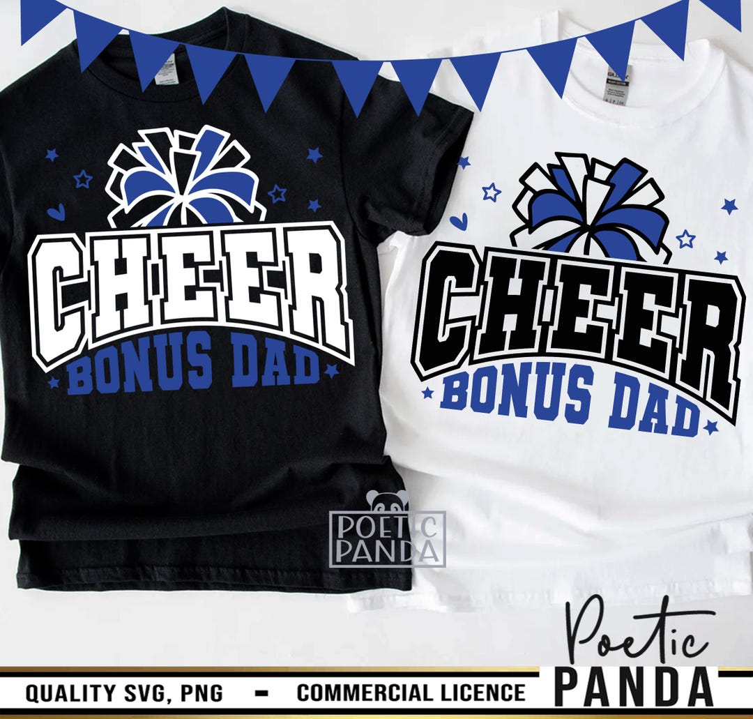 Cheer Bonus Dad SVG PNG, Football Bonus Dad Svg, Father's Day Svg ...