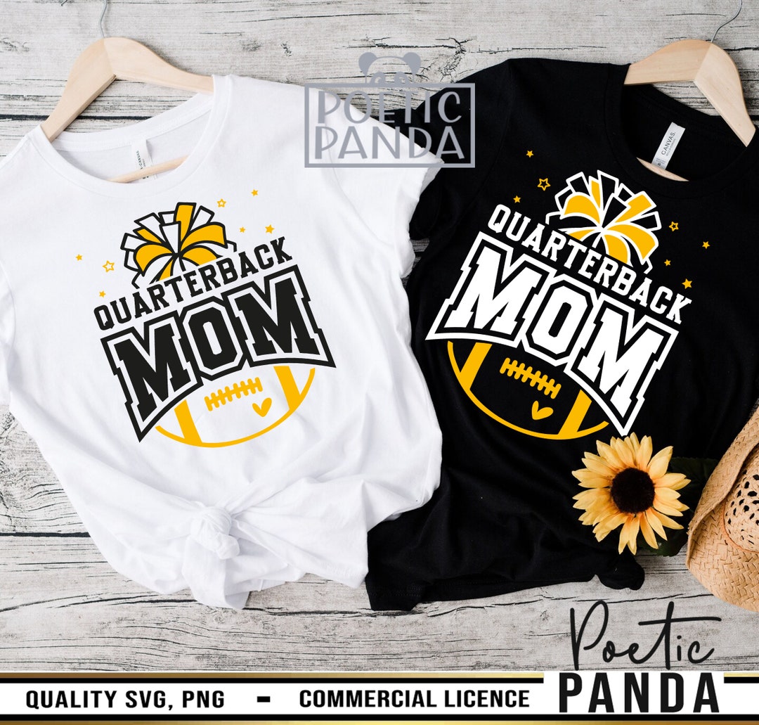 Quarterback Mom SVG PNG, Cheer Mom Svg, American Football Svg, Football ...