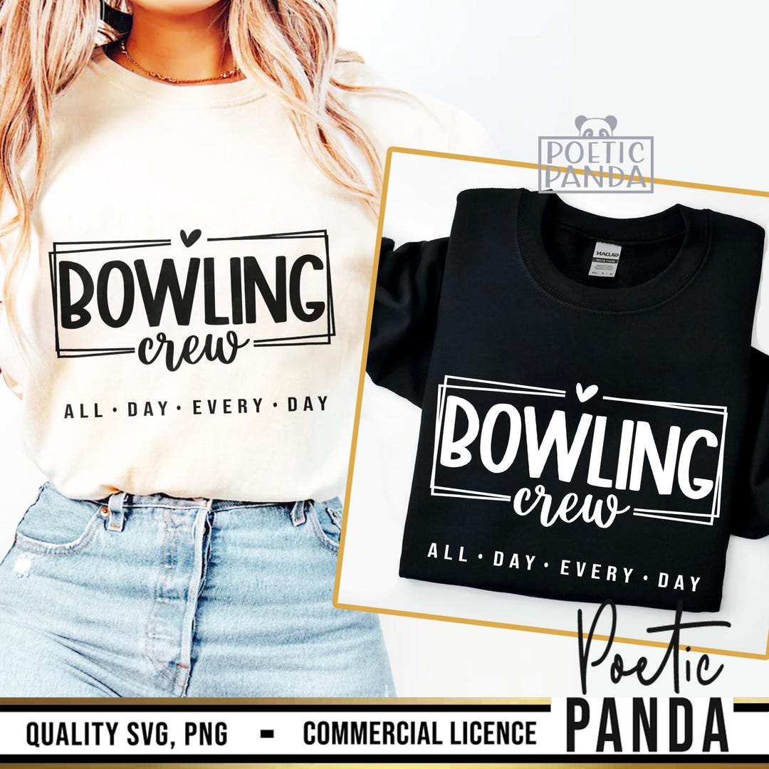 Bowling Crew SVG PNG, Bowling Shirt Svg, Bowling Team Shirts Png ...