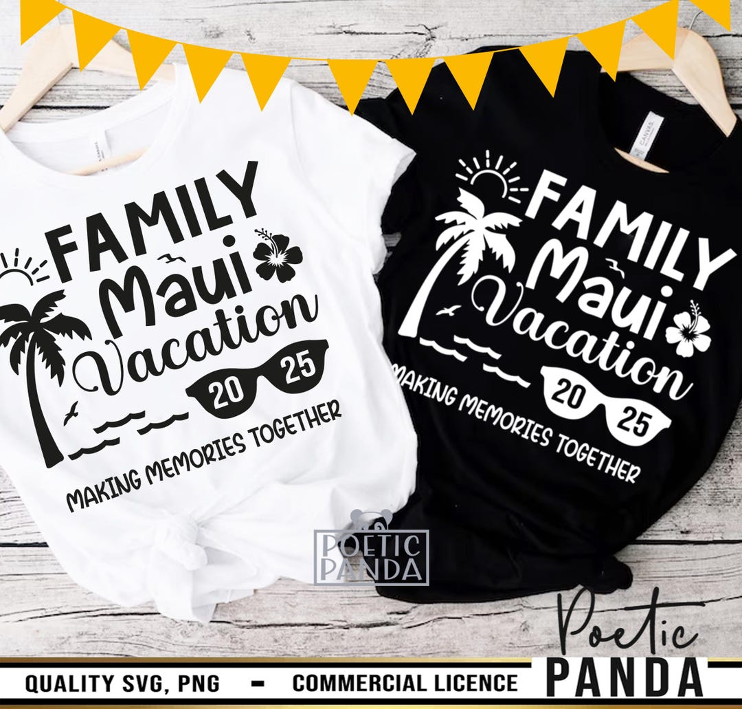 2025 Maui Family Vacation, Maui Family Trip Svg, Maui Hawaii Family ...