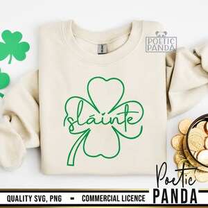 Slainte SVG PNG, St Patricks Svg, Slainte Svg, Shamrock Svg, St ...