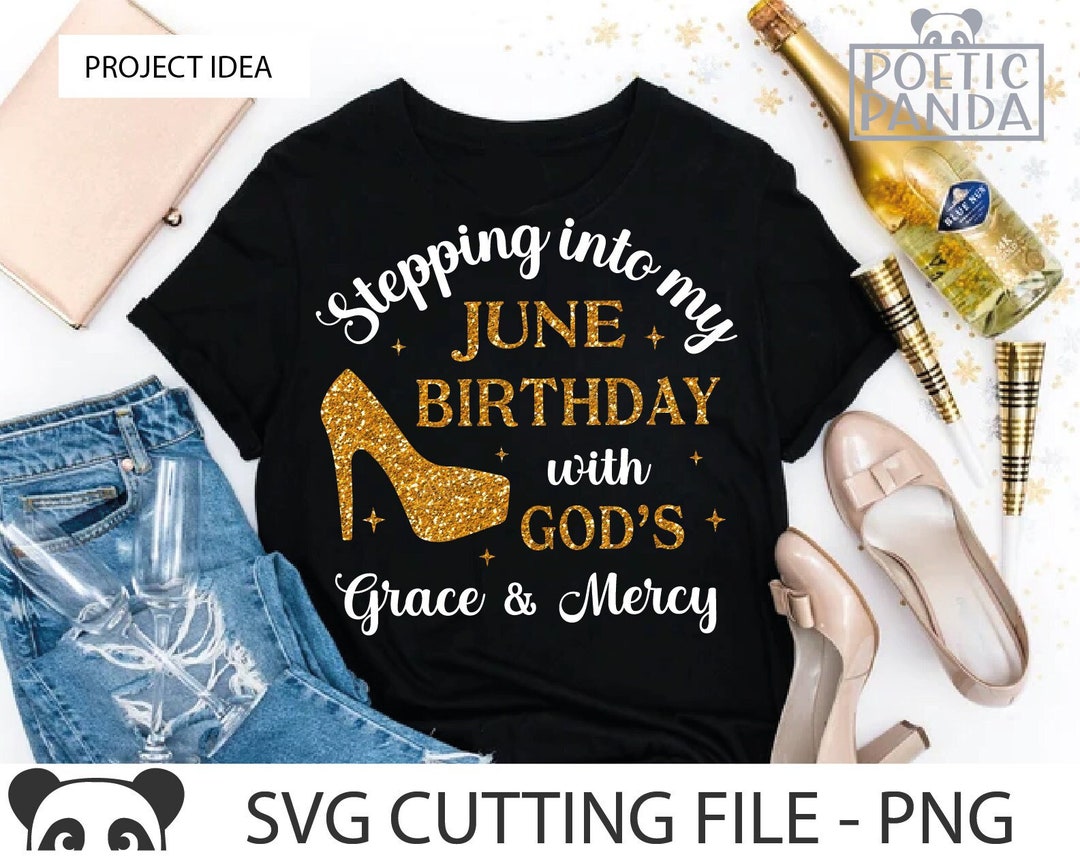 June Birthday SVG PNG High Heel Svg Cancer Birthday Svg - Etsy