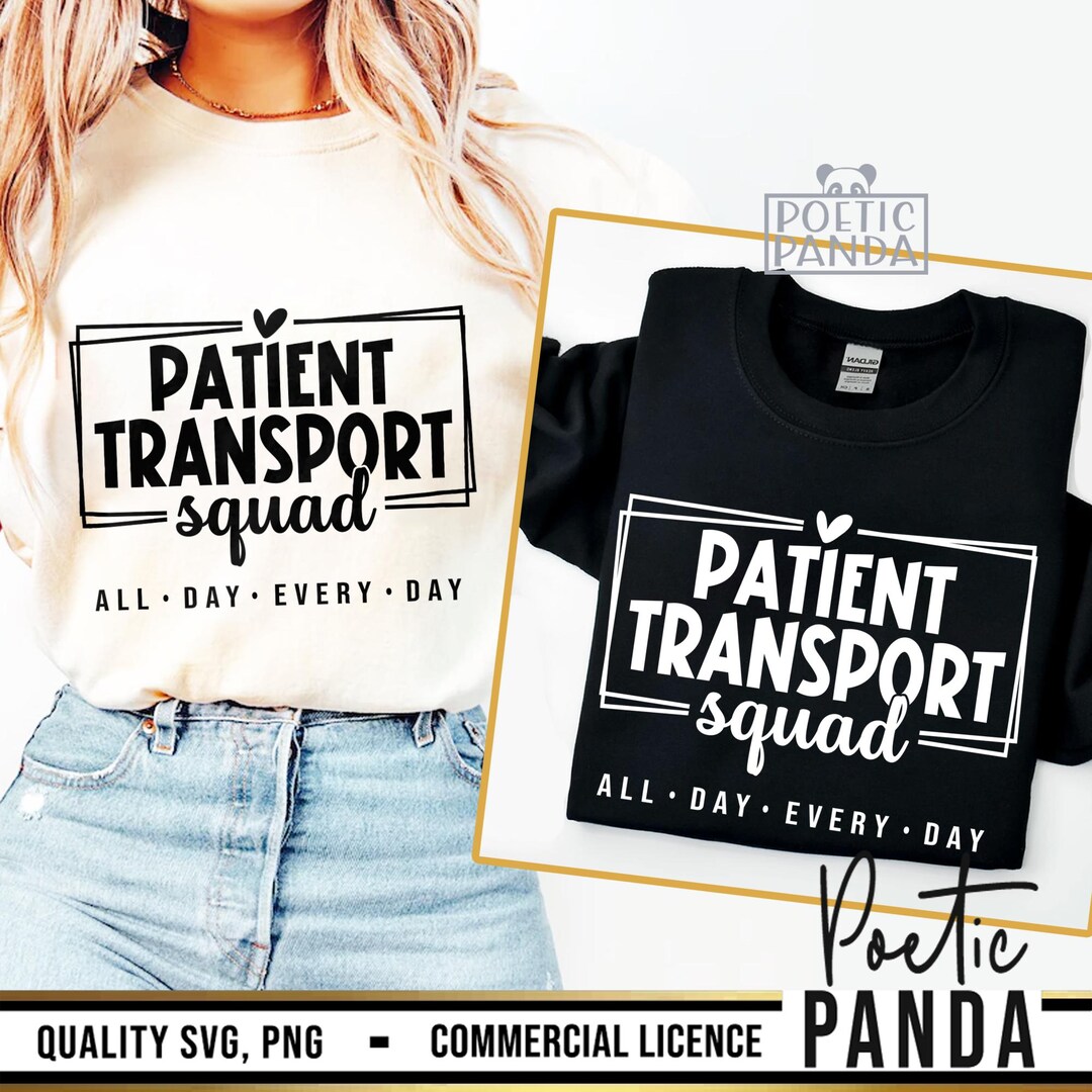 Patient Transport Squad SVG PNG, Patient Transport Crew Svg, Patient ...