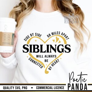 Siblings SVG PNG, Gift to Brother Svg, Gift to Sister Svg, Siblings ...