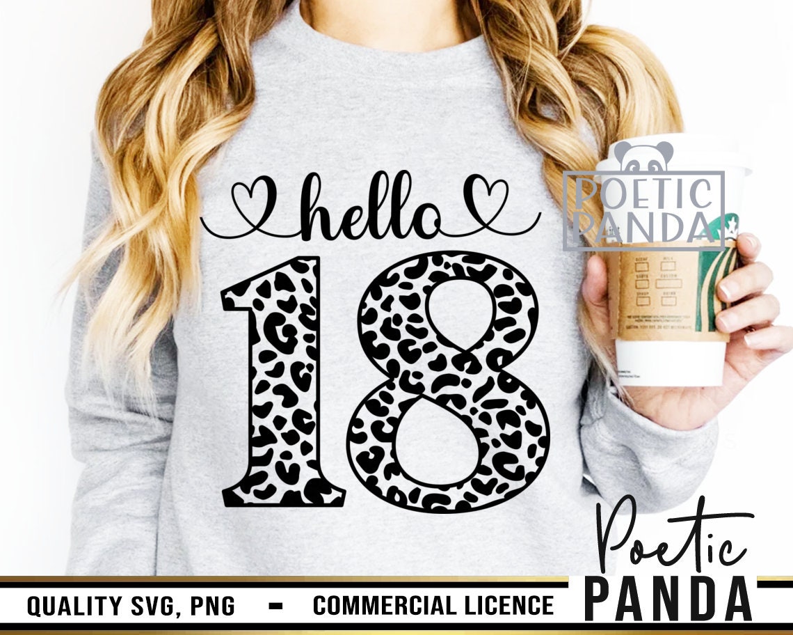 18th Birthday SVG PNG Birthday Shirt Svg Birthday Girl Svg - Etsy UK