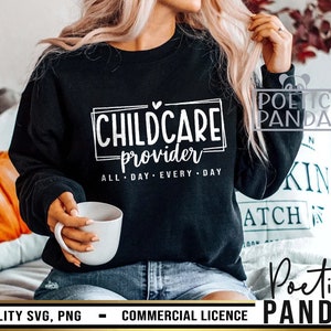 Childcare Provider SVG PNG, Caregiver Svg, Kindergarten, Babysitter Svg ...