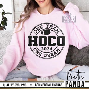 2024 Hoco SVG PNG, 2024 Football Homecoming Svg, Hoco 2024, One Team ...