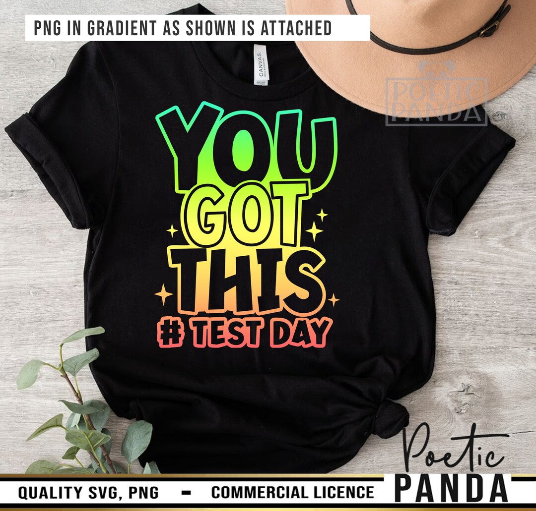 Test Day SVG PNG, Rock the Test Svg, Lets Do This Svg, Staar Test ...