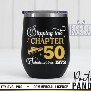 50th Birthday SVG PNG, Chapter 50 Svg, 50th Birthday Svg, Birthday Svg ...
