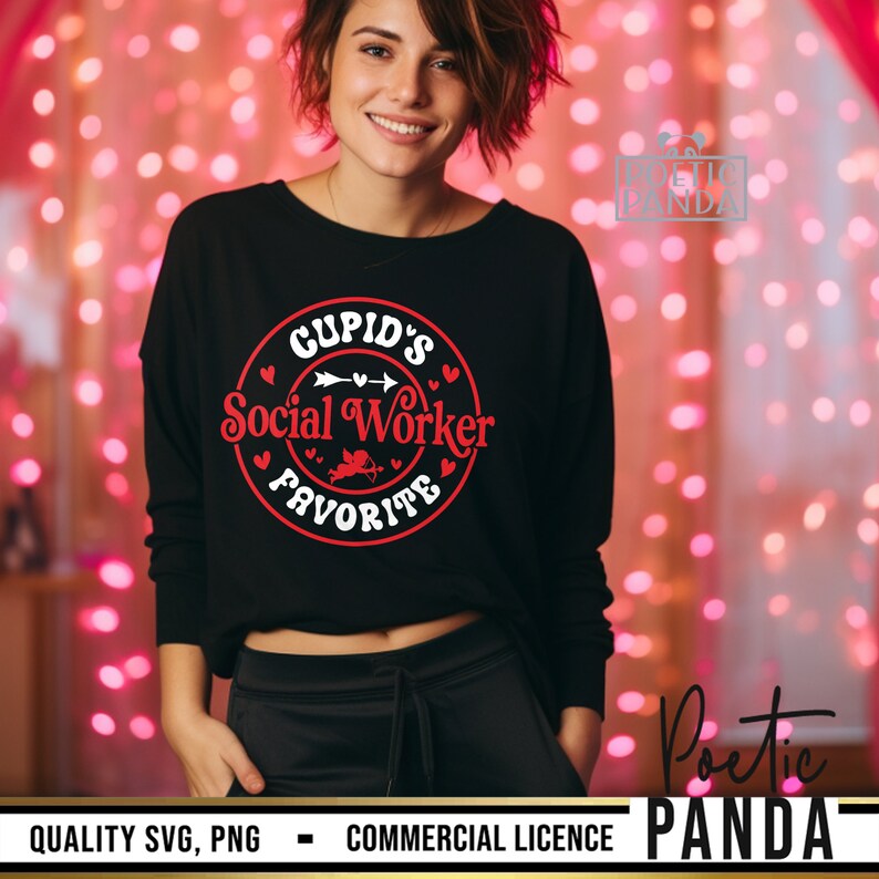 Cupids Favorite Social Worker SVG PNG, Social Worker Svg, Social Work ...