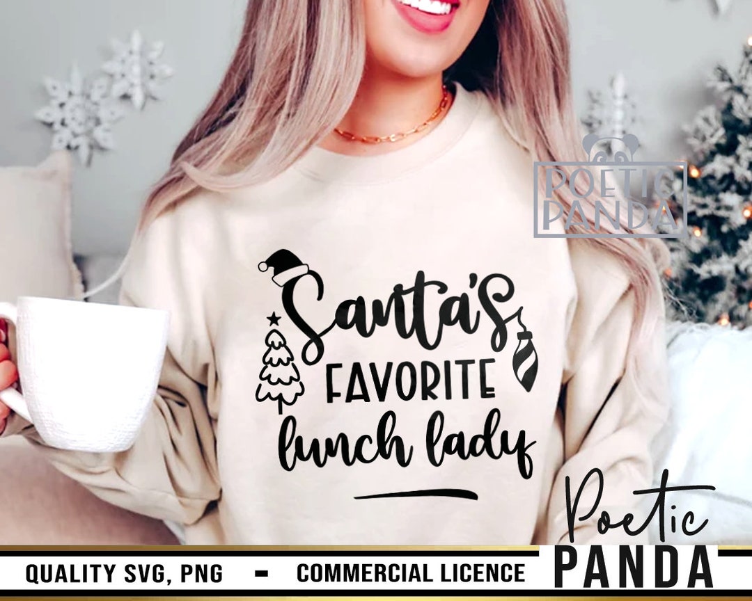 Santas Favorite Lunch Lady Svg Png Jolliest Bunch Svg Cricut Lunch
