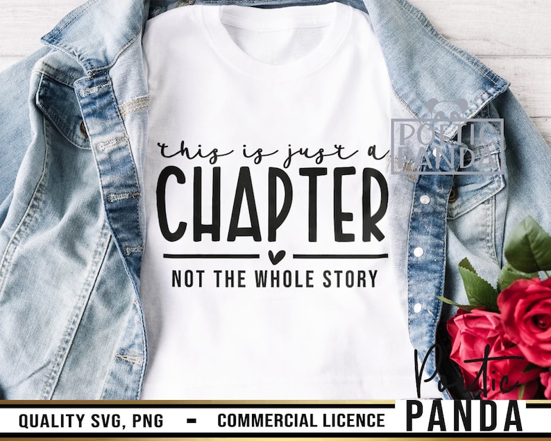 This is Just A Chapter Not the Whole Story SVG PNG Positive - Etsy