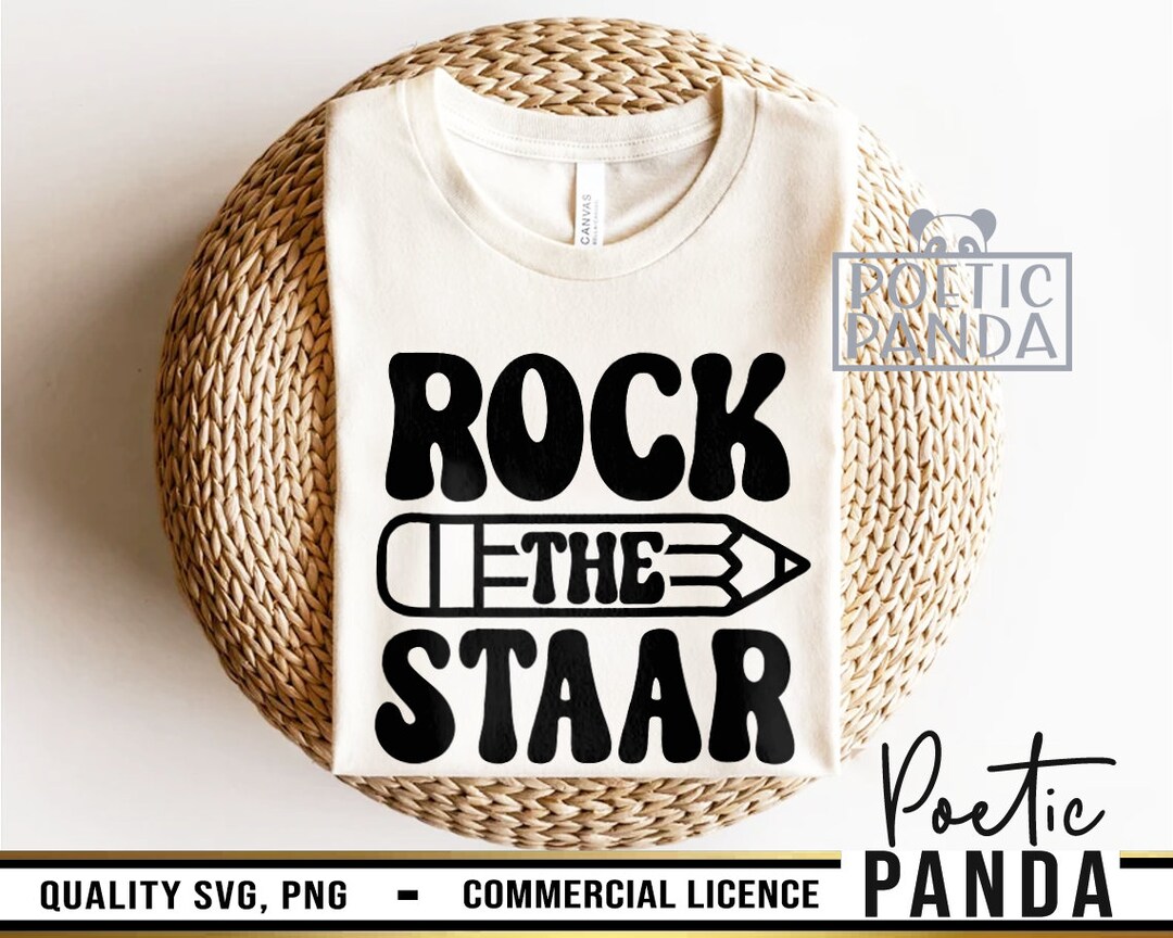 Rock the Staar SVG PNG, Test Day Svg, Rock the Test Svg, Testing Svg ...