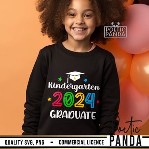 2024 Kindergarten Graduation SVG PNG, 2024 Kindergarten Graduate Sv ...