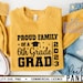 Proud Family of 6th Grade Grad SVG PNG Graduation Svg 6th - Etsy