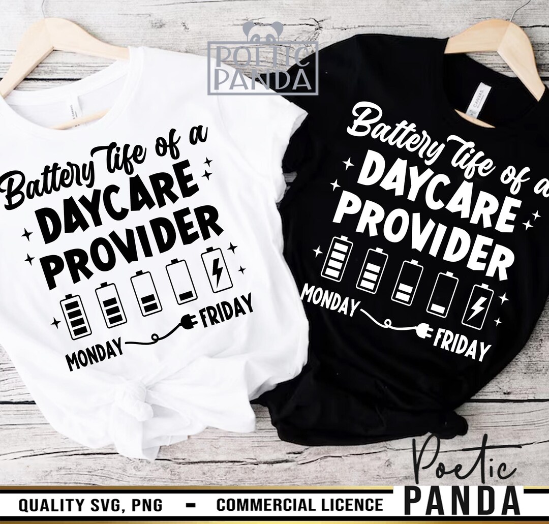 Battery Life Daycare Provider SVG PNG, Daycare Provider Svg, Childcare ...