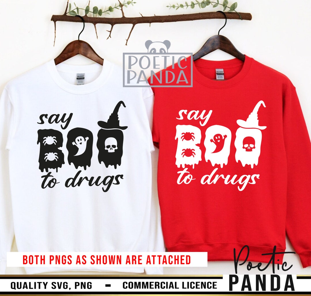 Red Ribbon Week SVG PNG, Drug Free Svg, Say Boo to Drugs Svg, Anti-drug ...