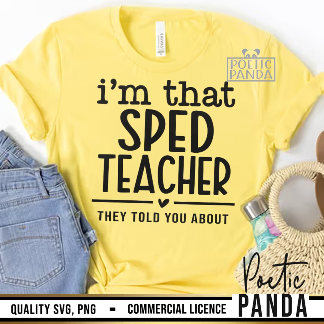 Sped Teacher SVG PNG, Special Ed Svg, Sped Squad Svg, Sped Svg, Sped ...