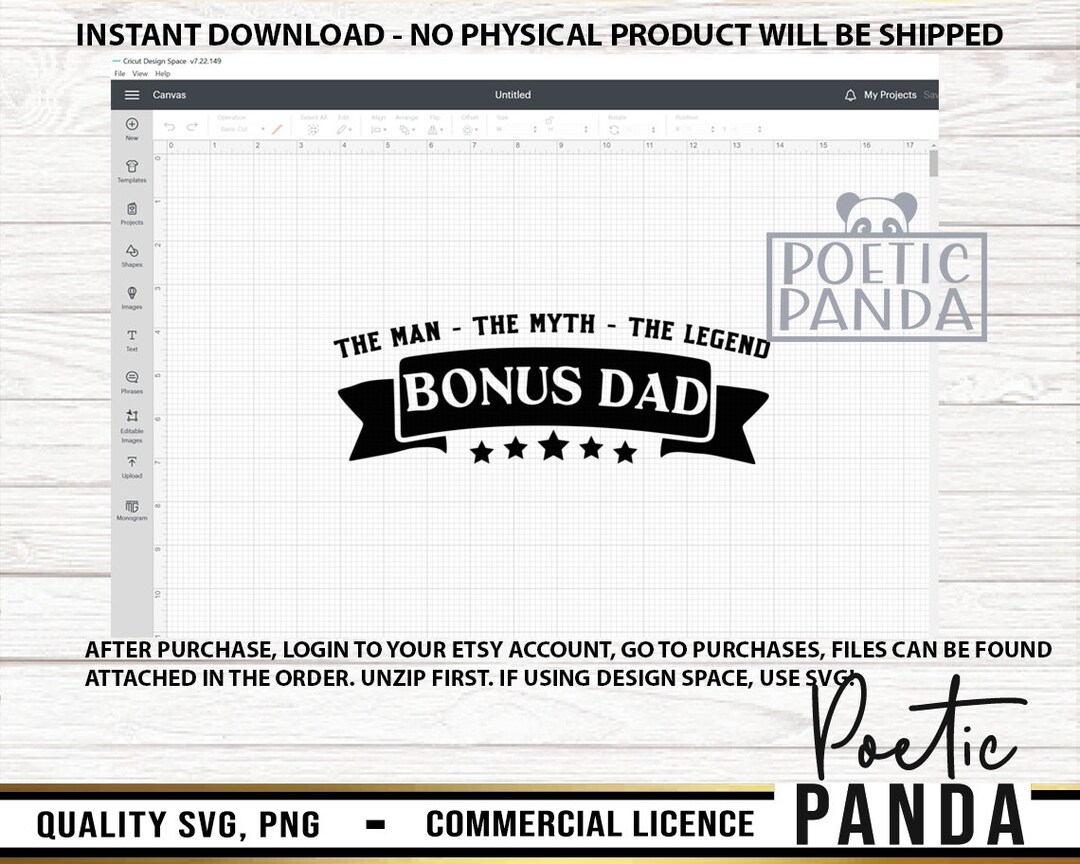 Bonus Dad SVG PNG, Man Myth Legend Svg, Fathers Day Svg, Bonus Dad Svg ...