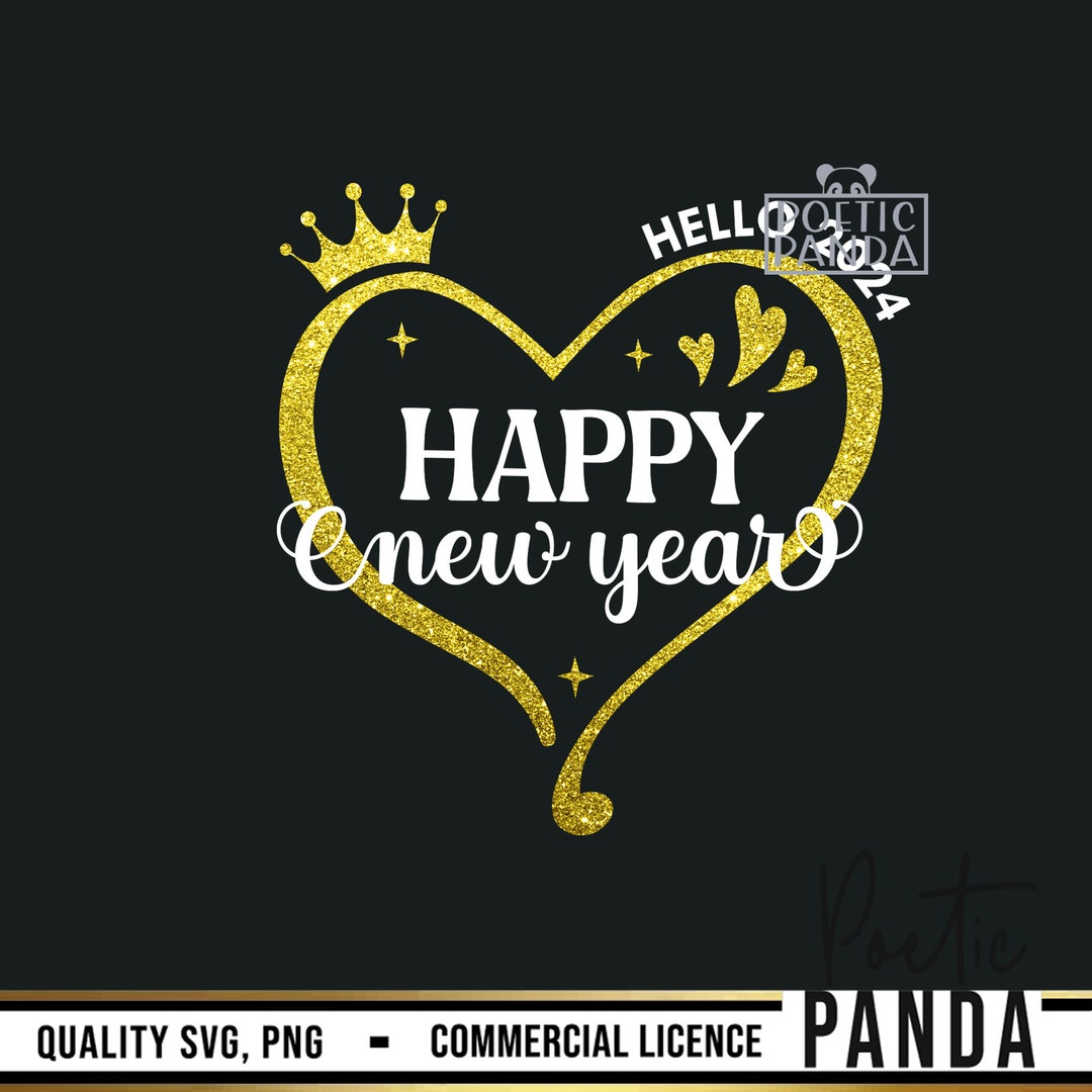 Happy New Year SVG PNG, New Year Crew Svg, New Year 2024 Svg, New Years ...