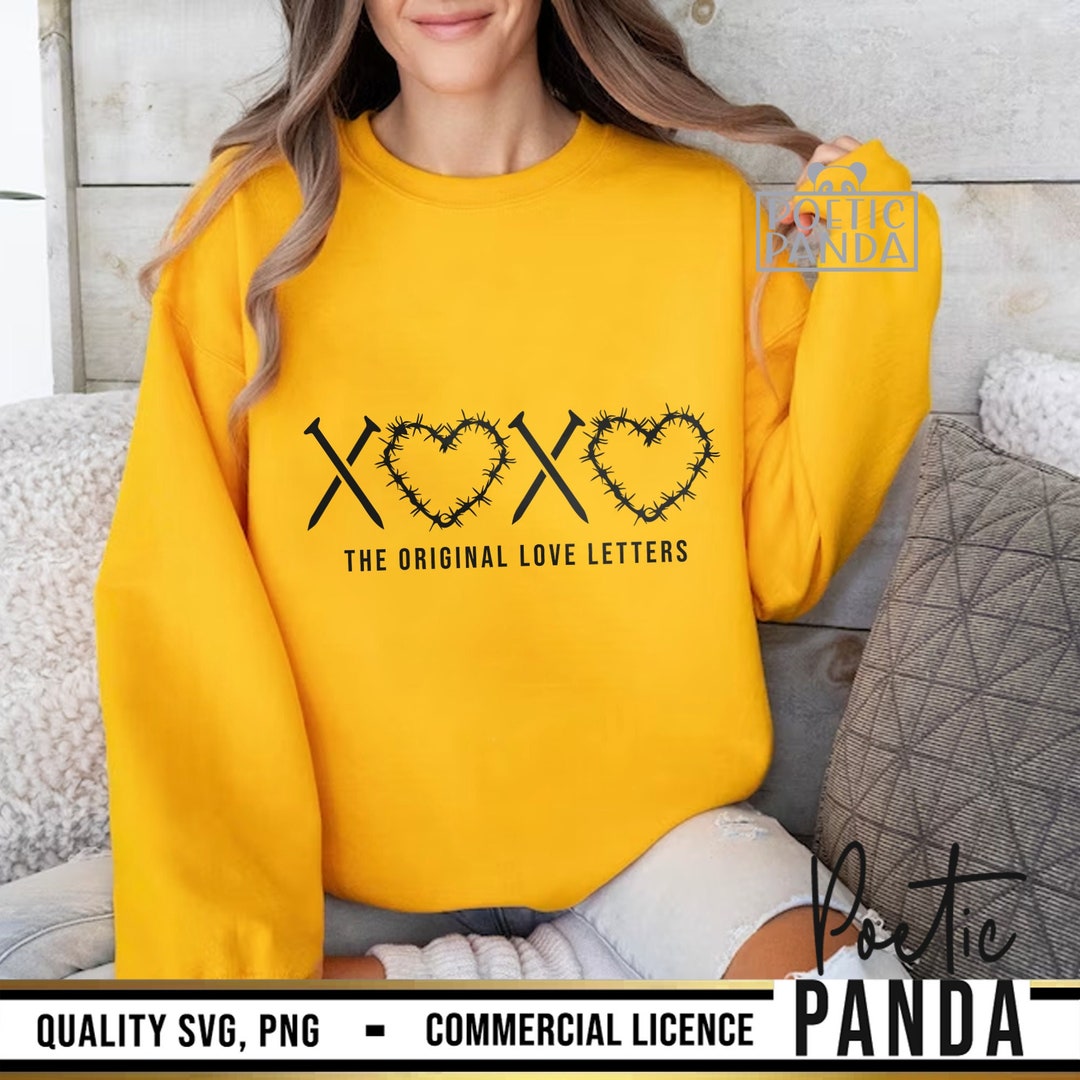 Original Love Letters SVG PNG, Jesus Svg, Christian Easter Svg, Love ...