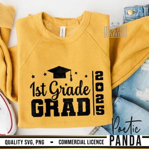 2025 1st Grade Grad SVG PNG, 2025 Graduate Vg, 1st Grade Graduation Svg ...