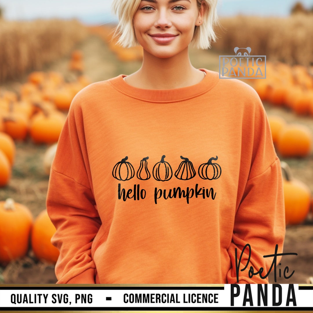 Hello Pumpkin SVG PNG Hello Fall Svg Its Fall Yall Hello - Etsy