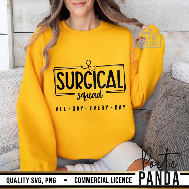 Surgical Squad All Day SVG PNG, Surgery Crew Svg, Healthcare Svg ...