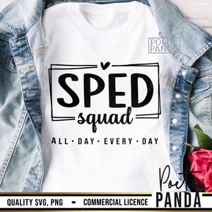 Sped Squad SVG PNG, Special Education, Special Ed Svg, Sped Crew Svg ...
