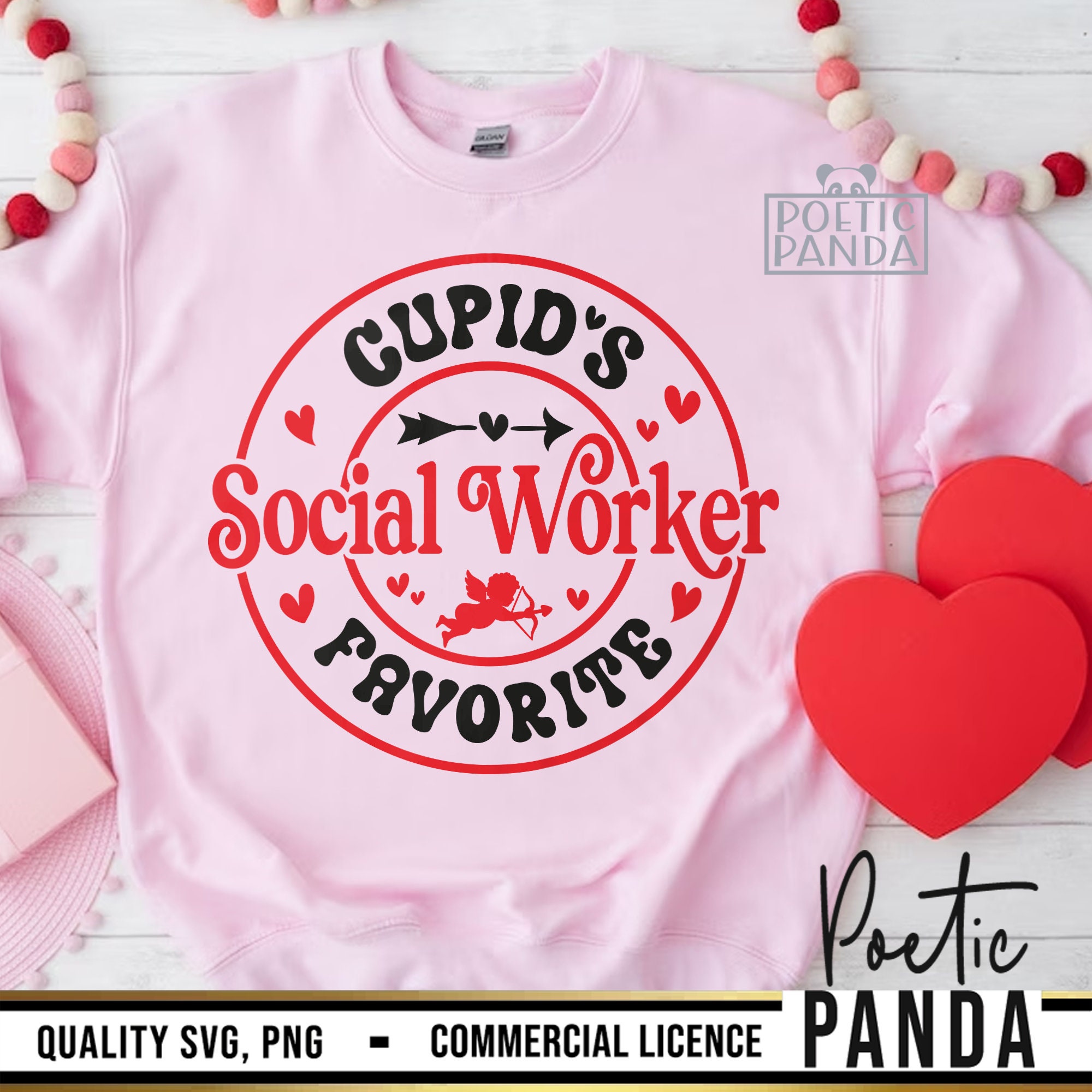 Cupids Favorite Social Worker SVG PNG, Social Worker Svg, Social Work ...