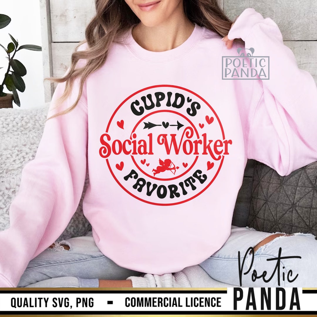 Cupids Favorite Social Worker SVG PNG, Social Worker Svg, Social Work ...