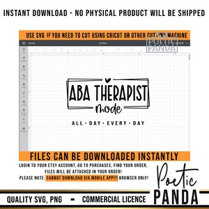 ABA Therapist SVG PNG, Behavior Analyst Svg, Aba Therapist Svg, Applied ...