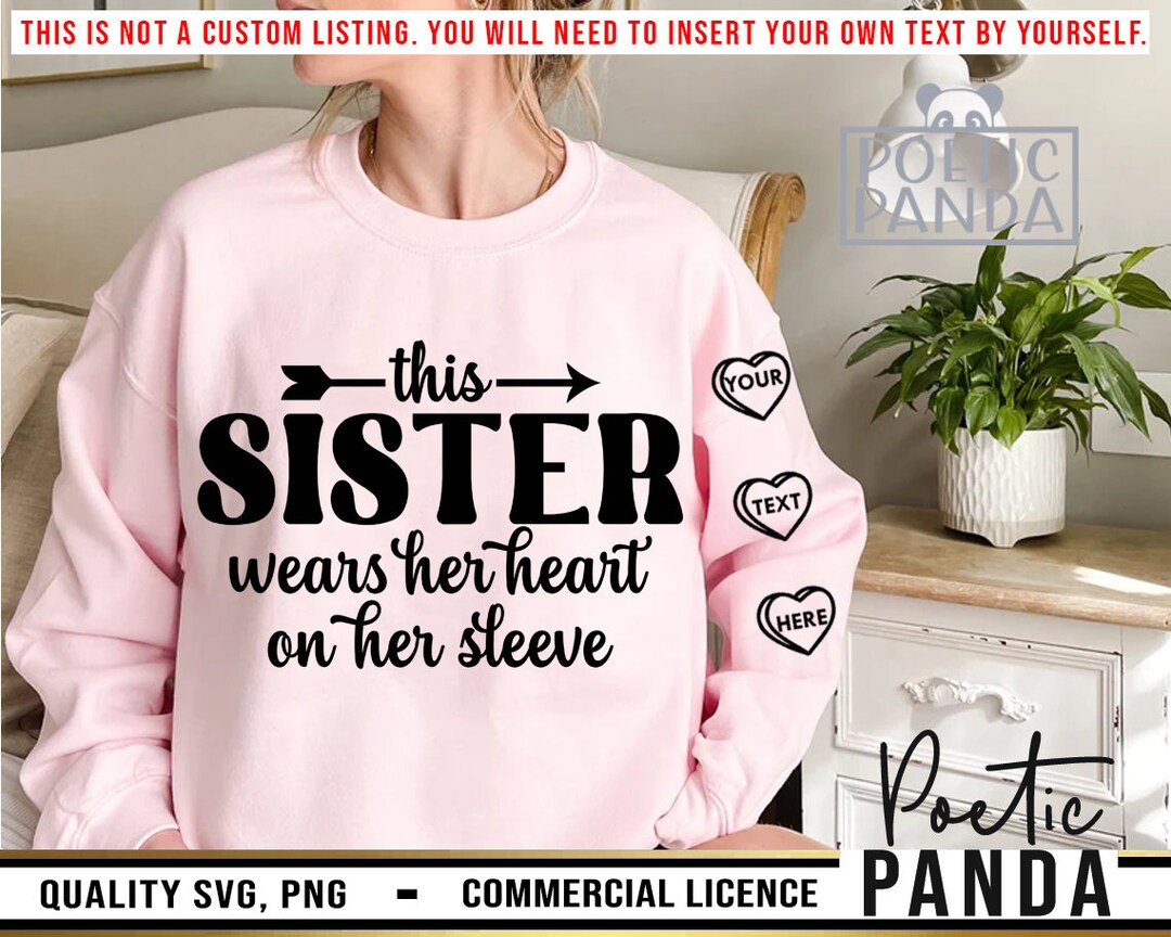Sister SVG PNG Cheer Sister Siblings Svg Sister Svg Little - Etsy