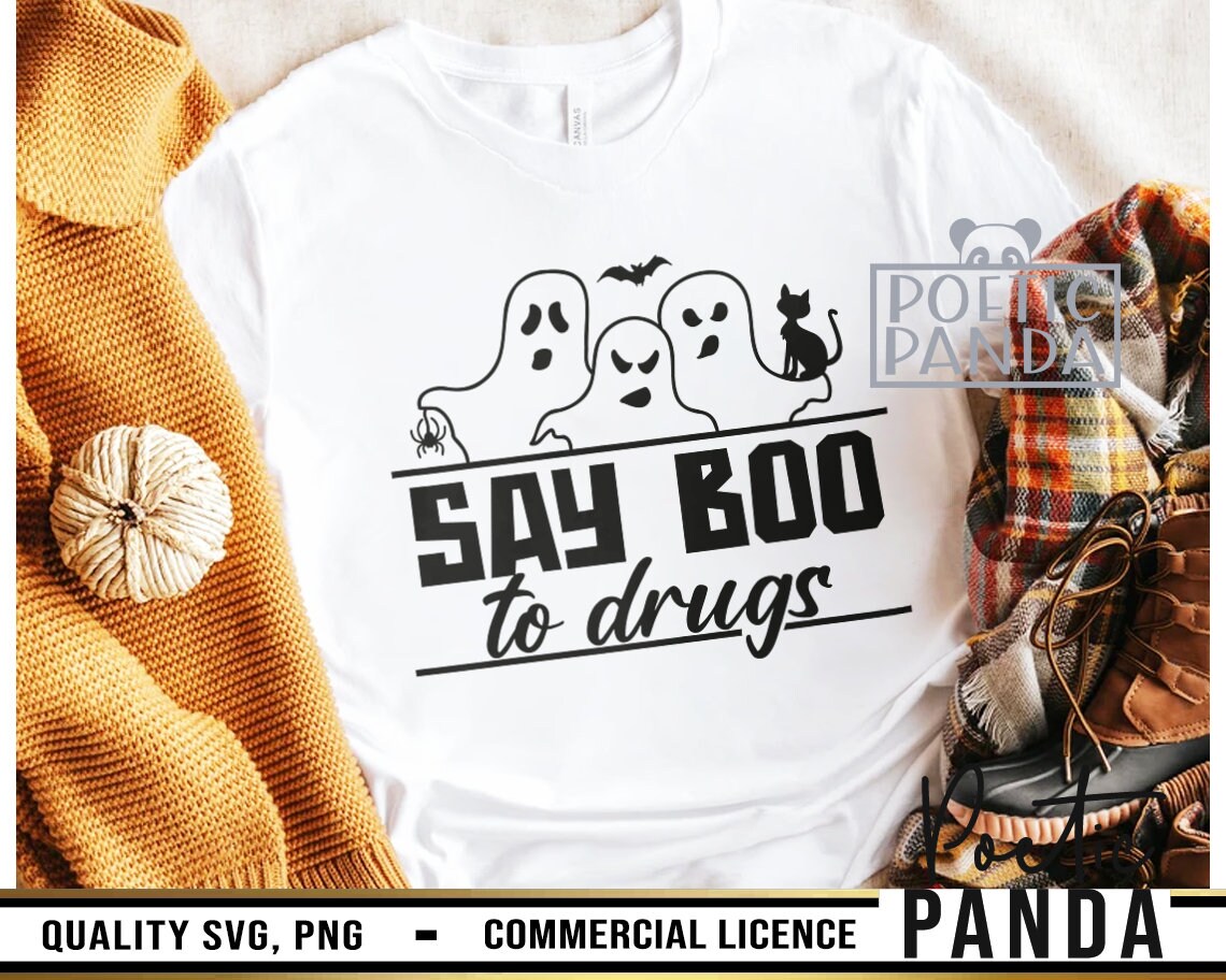 Red Ribbon Week SVG PNG Say Boo to Drugs Svg Anti Drug Svg - Etsy