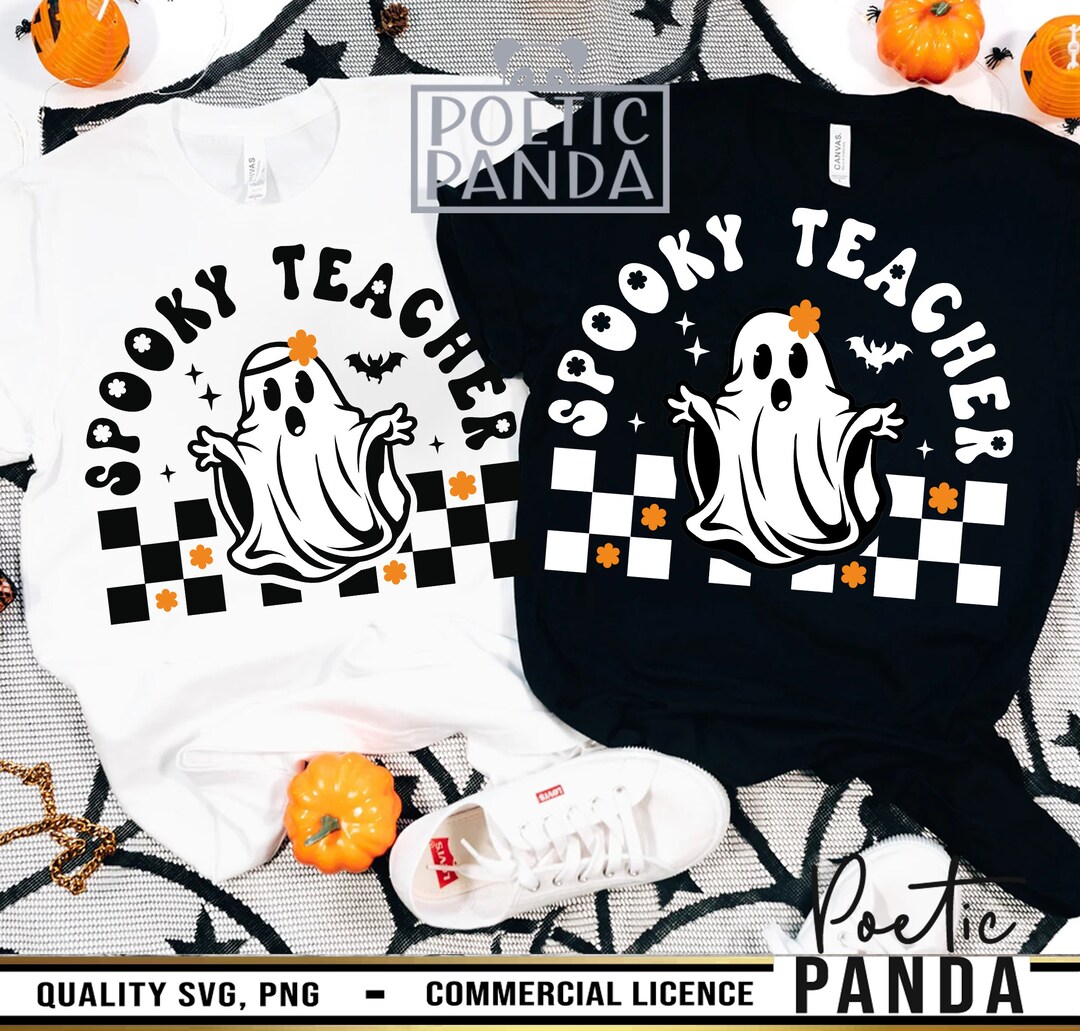 Spooky Teacher SVG PNG Teacher Svg Ghost Svg Halloween Svg - Etsy