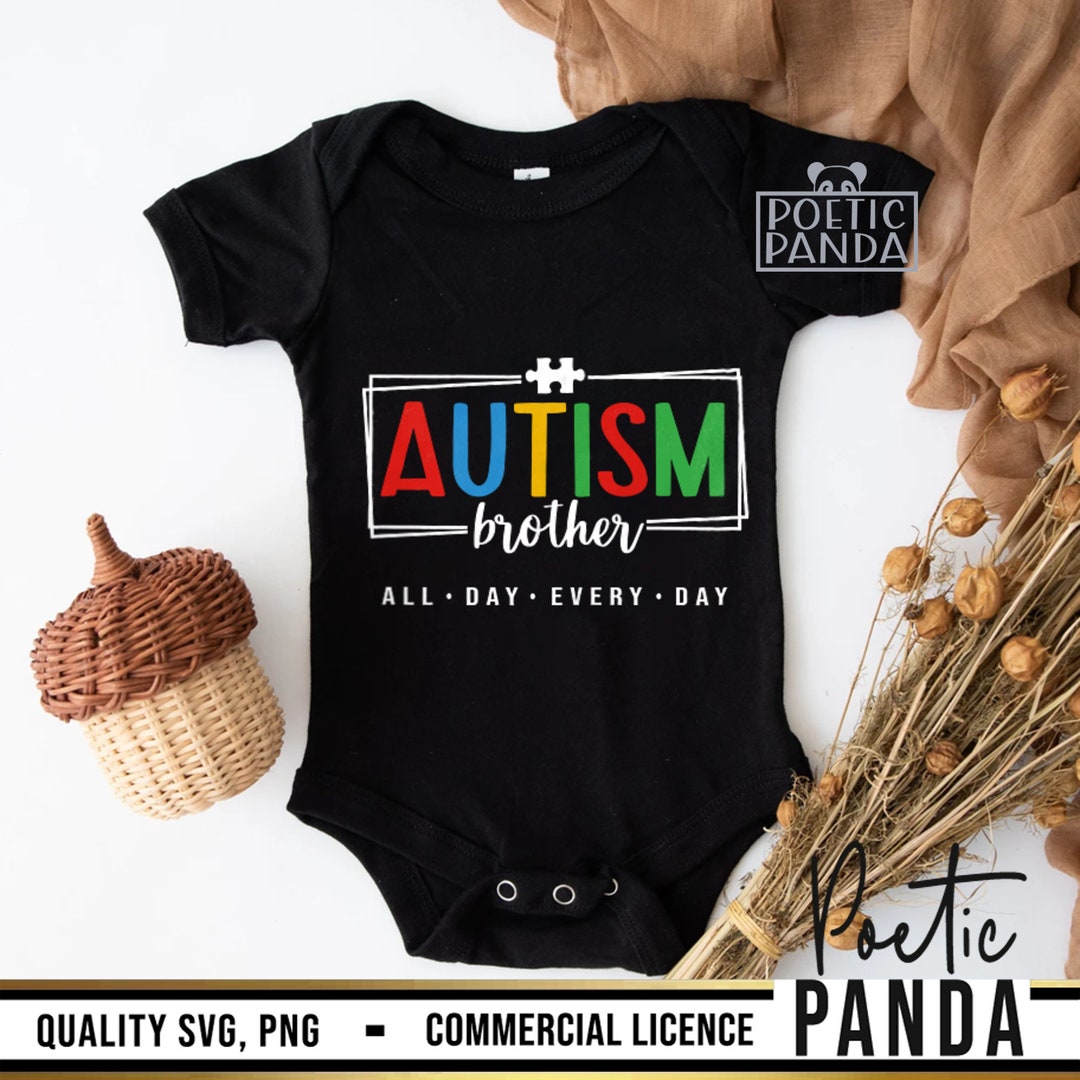 Autism Brother SVG PNG Autism Svg Autism Awareness Svg - Etsy
