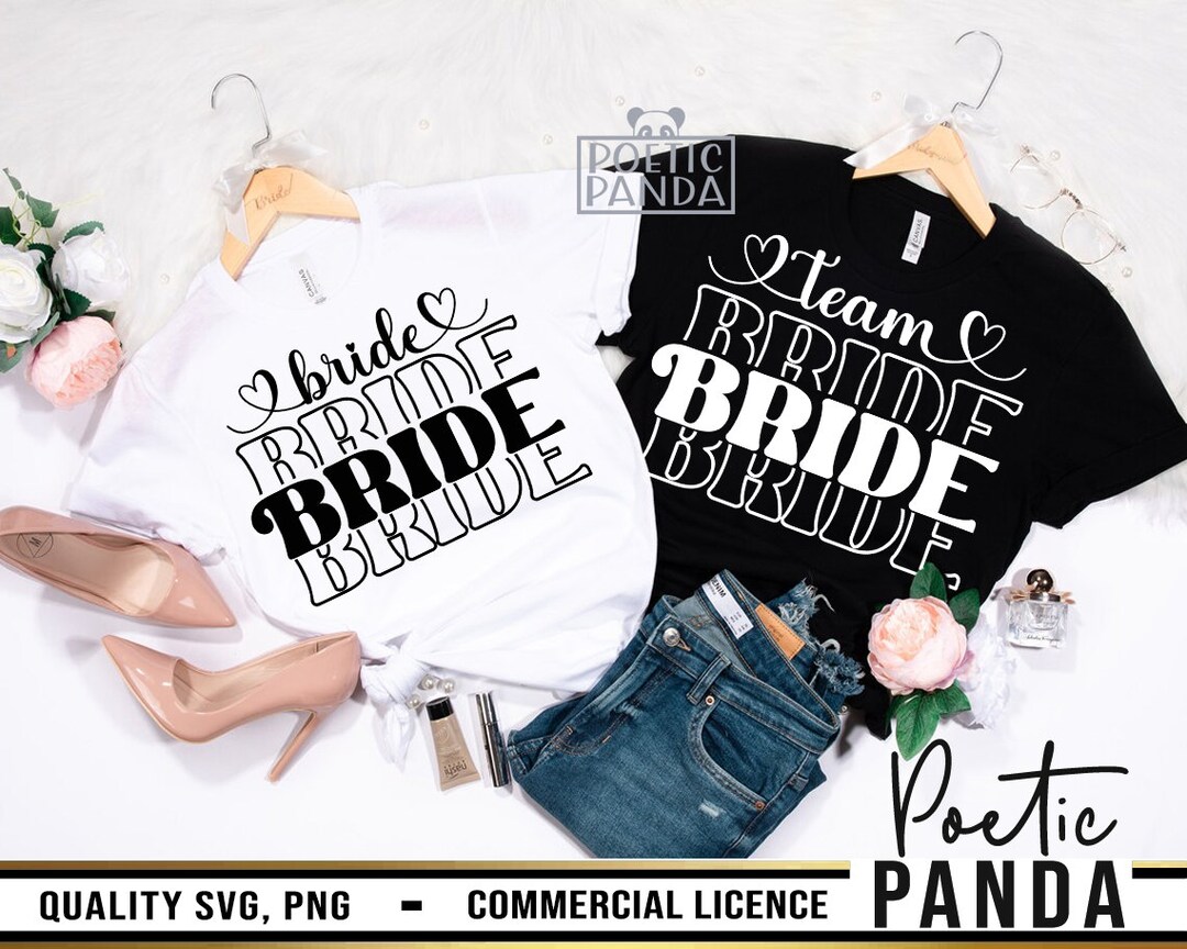 Team Bride SVG PNG, Wedding Svg, Bride Shirt Svg, Bride Tribe Svg ...