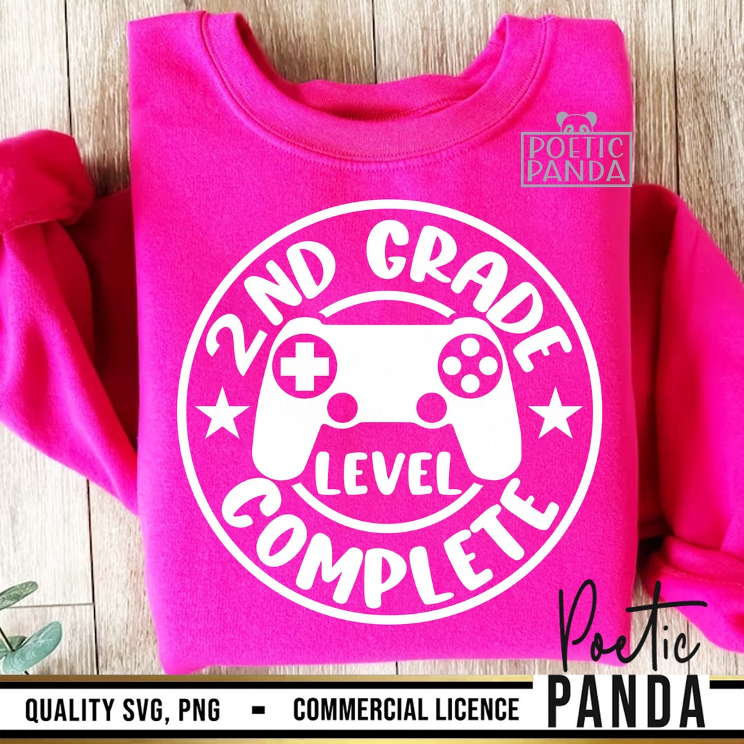 2nd Grade Level Complete SVG PNG, 2nd Grade Graduation Shirt Svg, 2ng ...