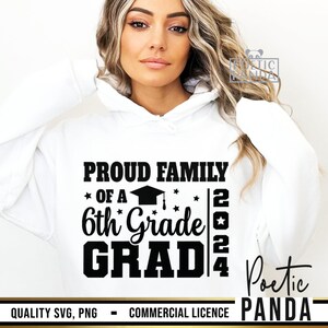 6th Grade Grad SVG PNG, Graduation Svg, 6th Grade Svg, Proud Family Svg ...