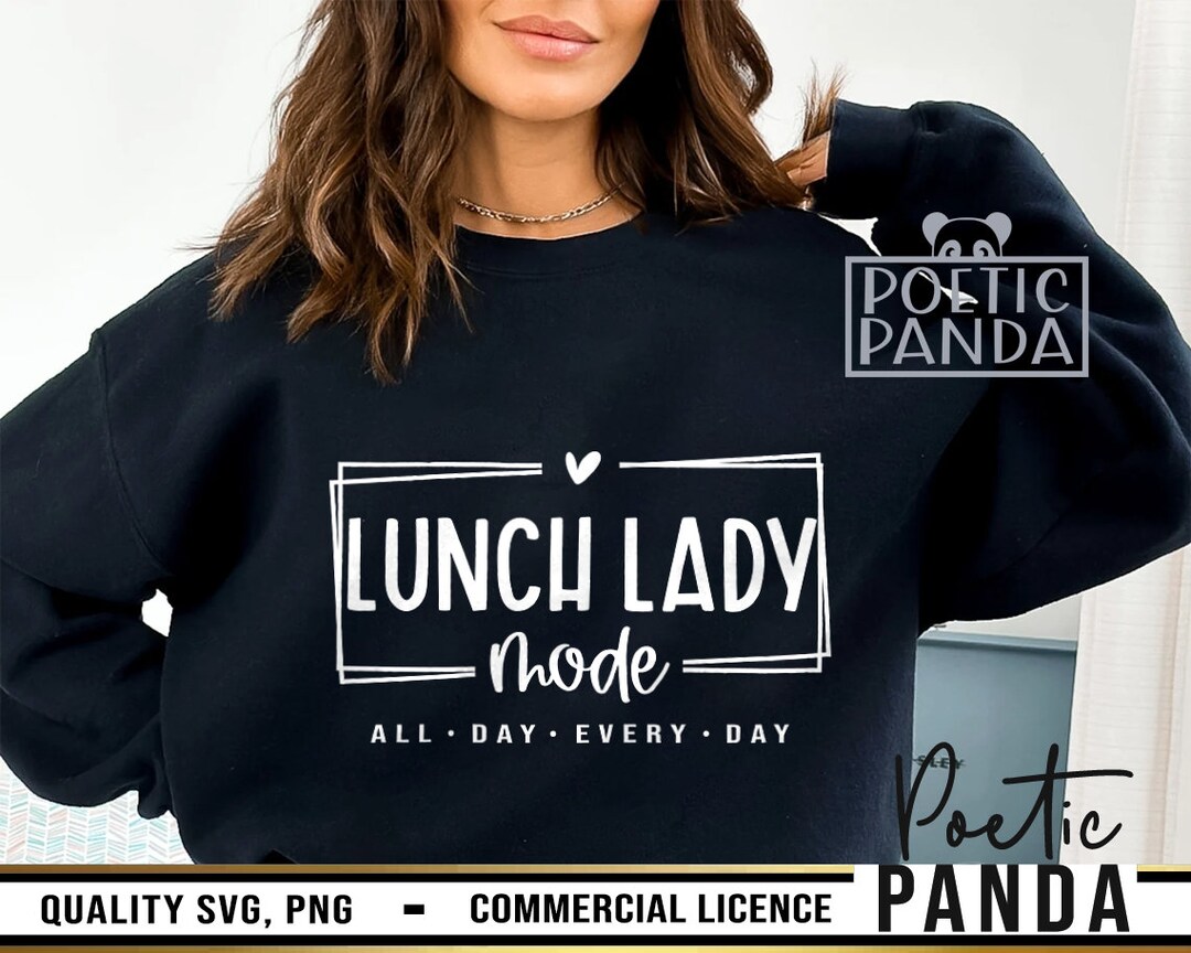 Lunch Lady SVG PNG, Lunch Lady Shirt Svg, School Svg, Cook Svg, Santa's ...