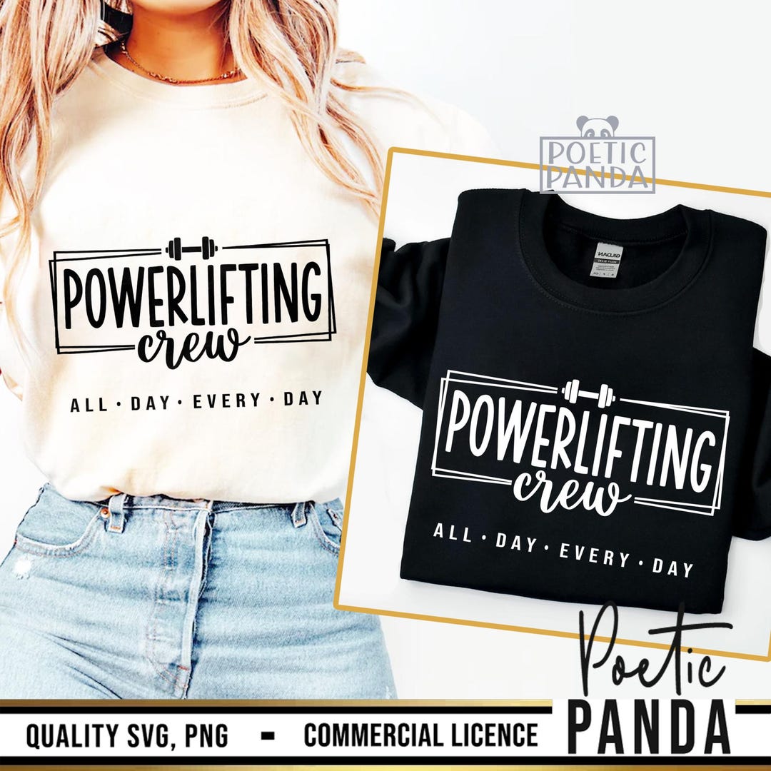Powerlifting Crew SVG PNG, Powerlifting Team Svg, Powerlifting Squad ...