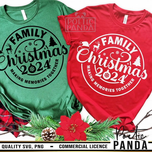 Family Christmas Svg - Etsy