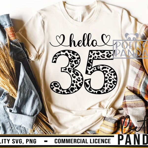 35 Birthday Svg - Etsy