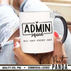 Admin Squad SVG PNG, Secretary Svg, Teacher Svg, Office Squad Svg, School Secretary Svg, Admin ...