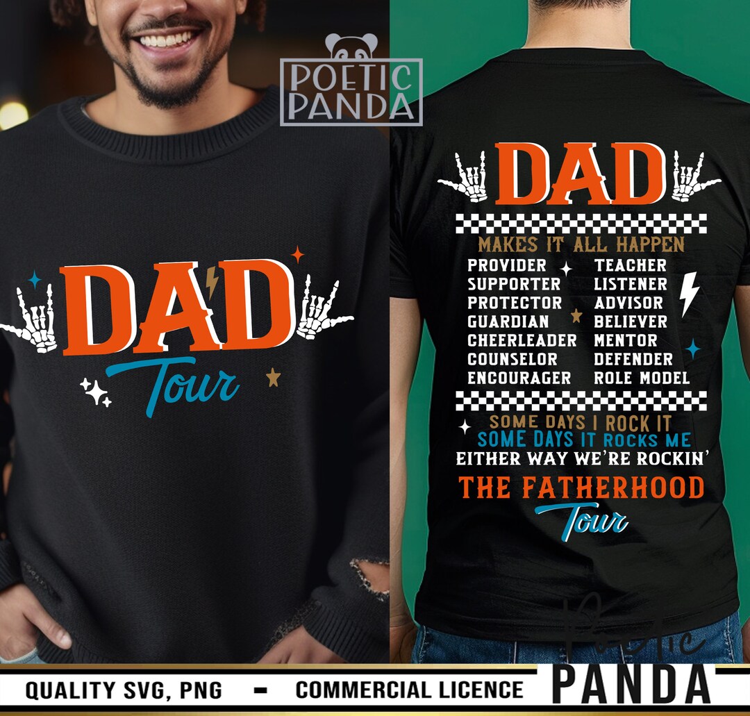 Fatherhood Tour SVG PNG, Father's Day Png, Dad PNG, Best Dad Ever Png ...