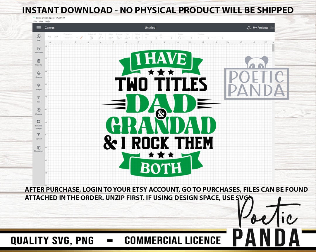 Dad and Grandad SVG PNG, Dad the Man the Myth the Legend, Grandfather ...