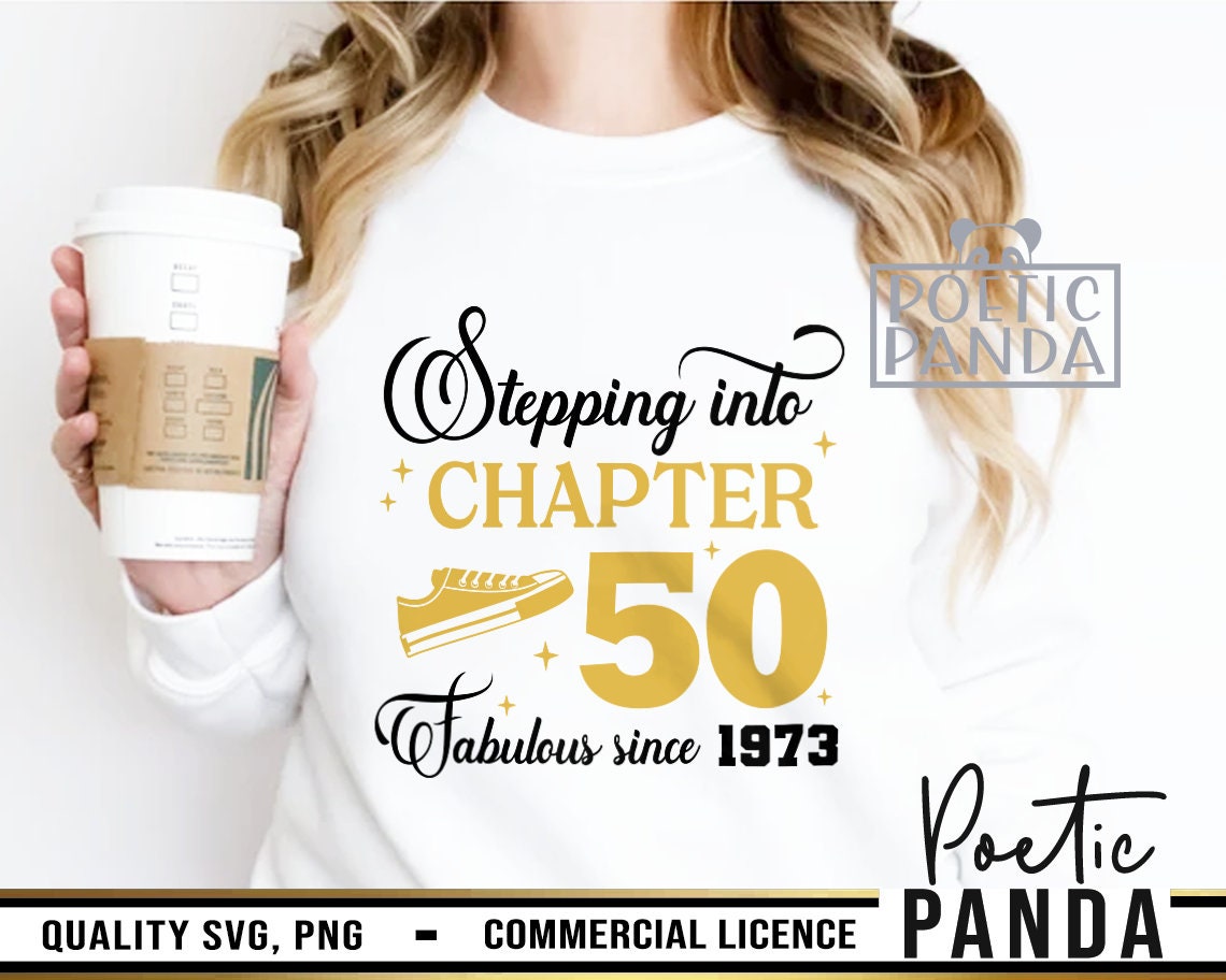 50th Birthday SVG PNG Chapter 50 Svg 50th Birthday Svg - Etsy Canada