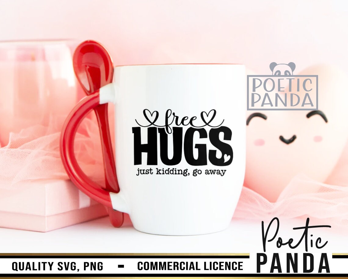 Free Hugs SVG PNG Funny Valentine Svg Cute Svg Single AF - Etsy