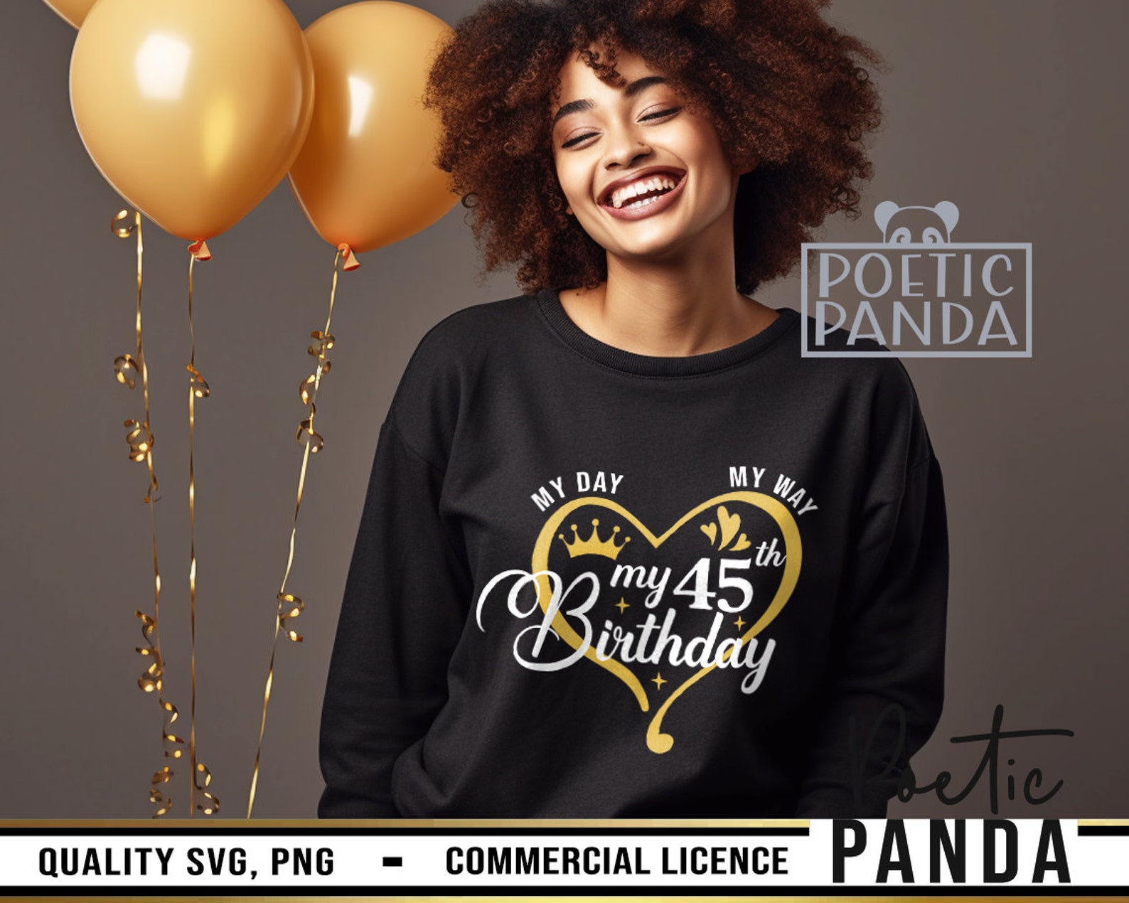 45th Birthday SVG PNG, Limited Edition Svg, 45 and Fabulous, Birthday ...