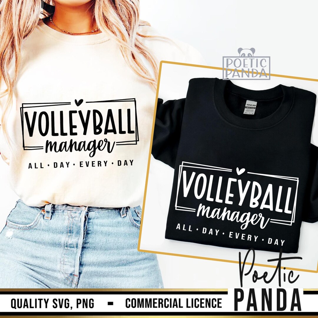 Volleyball Manager SVG PNG, Volleyball Coach Svg, Volleyball Manager ...